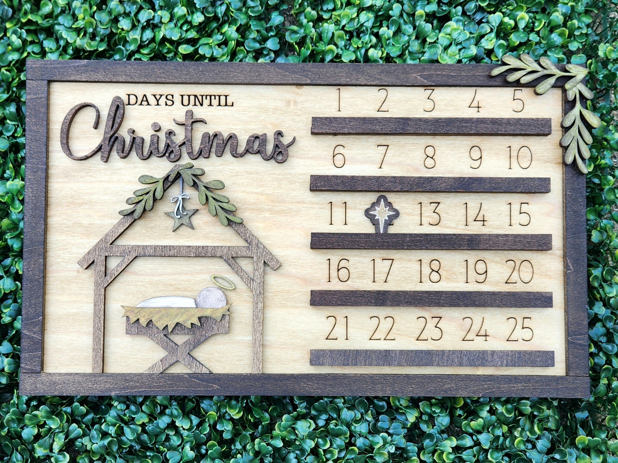 Nativity Christmas Countdown | Tawas Bay Craft Co.